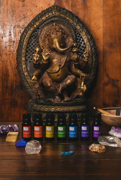 Chakra Oil Energy Kit, Essential Oils Blends for Energy Work