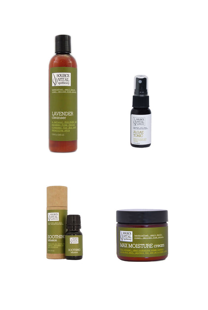 Make Your Own Facial Skincare Kit - Cleanser, Serum, Cream