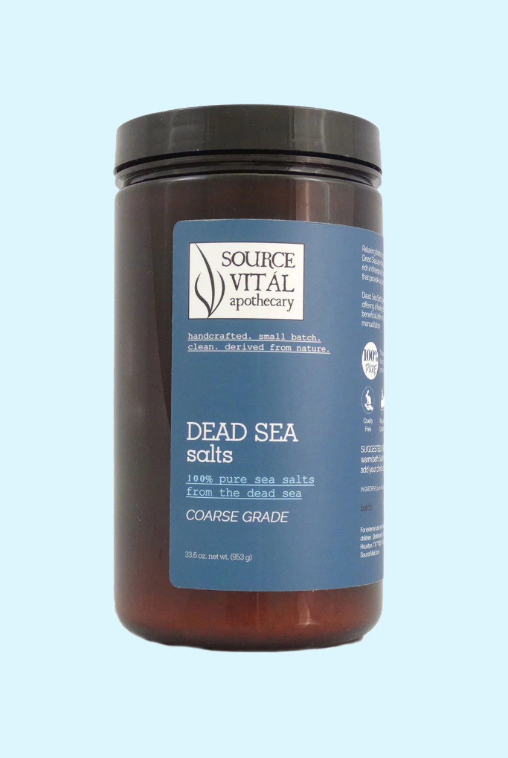 100% Pure Dead Sea Salts | Source Vitál – Source Vitál Apothecary