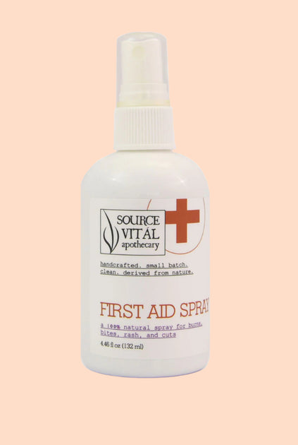 First Aid Spray, a Natural Remedy Spray for Skin Bumps & Bruises